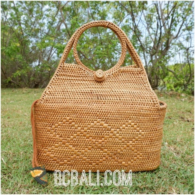 full handmade handwoven handbag balinese ethnic design natural - full ...