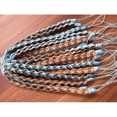 two color friendship bracelets braided handmade design - two color ...