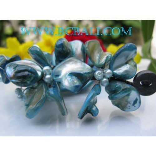 Fashion Beaded Shell Bracelet Bali - Turquoise Shell Bracelets, Beads ...