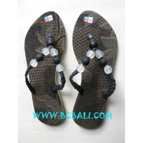Batik Sandals - Sandals Batik with Resin & Beads, with good quality and ...