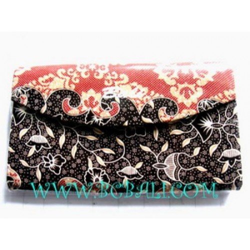 Batik Wallet - batik fashion wallet from cotton, handmade wallet from ...