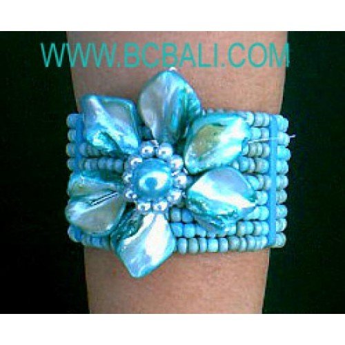 Beads Sea Shell Jewelry Bracelets - Perlas de la joyería pulseras ...